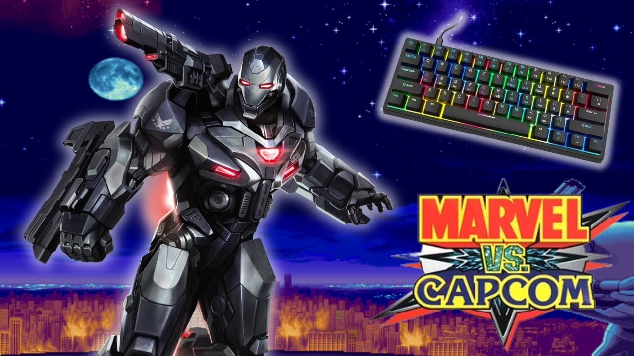 War Machine - Training Mode on KEYBOARD (Infinite Uncombo) 🌟 Marvel vs ...