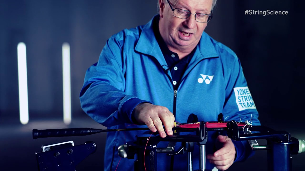 How to string a Yonex Badminton Racquet with Mark Lawrence [Yonex ...
