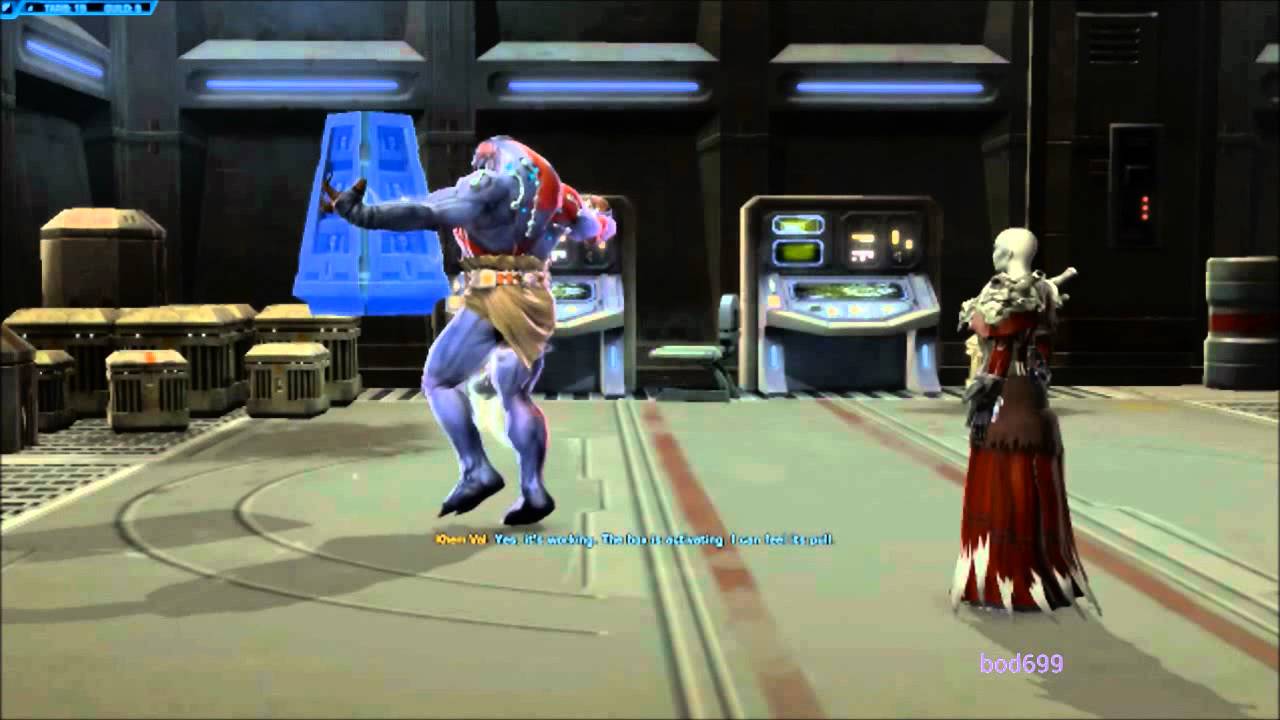 SWTOR: The Escape Part #2, Sith Inquisitor Companion Quest [Khem Val ...