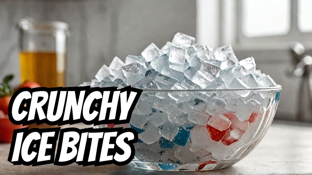 FREEZER FROST ICE | CRUSHED ICE | SOFT ICE ONLY BITES | ASMR ICE EATING ...