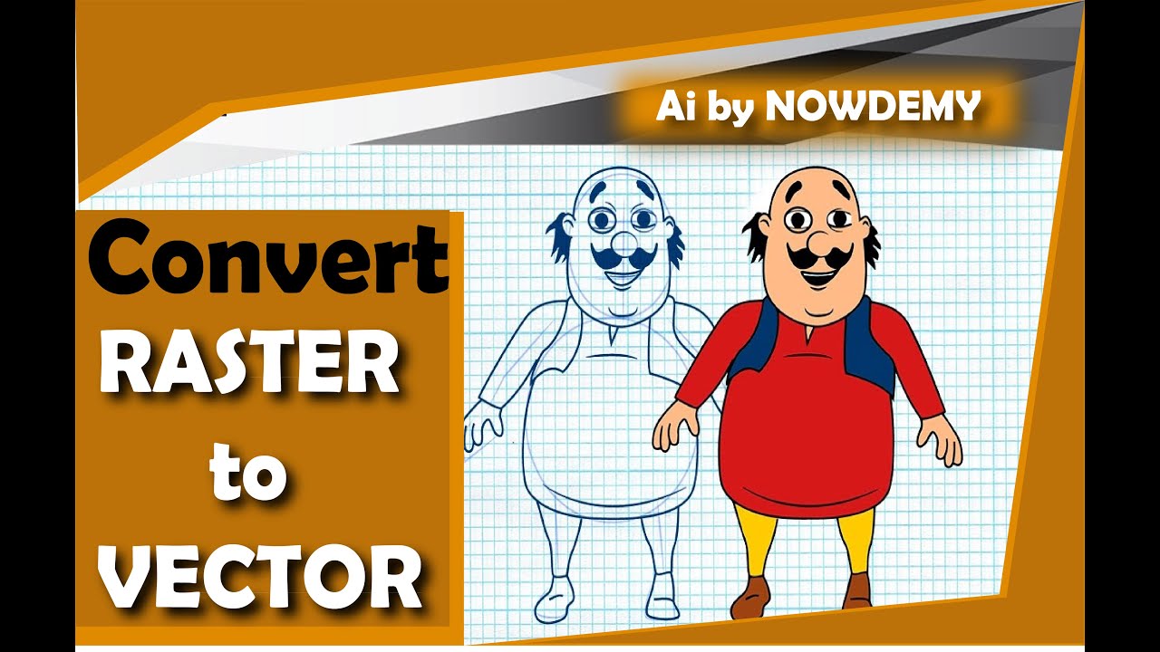 Raster to Vector | Convert Raster Image to Vector Image in Ai - YouTube