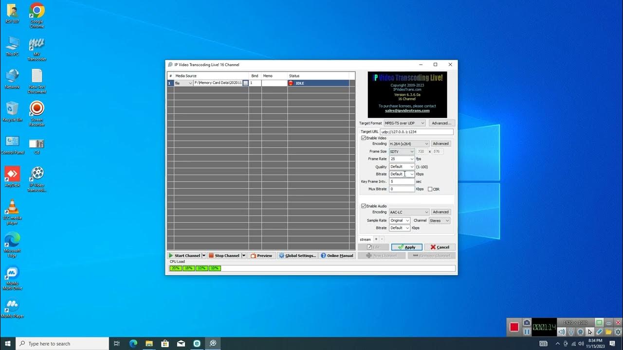 Ip Video Transcoder latest 2023 6.3.6.0a By Playoutinfo 16 Channel Out ...