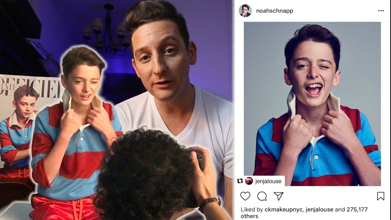 Noah Schnapp's Iconic Photoshoot | Behind the Scenes | L'Officiel - YouTube