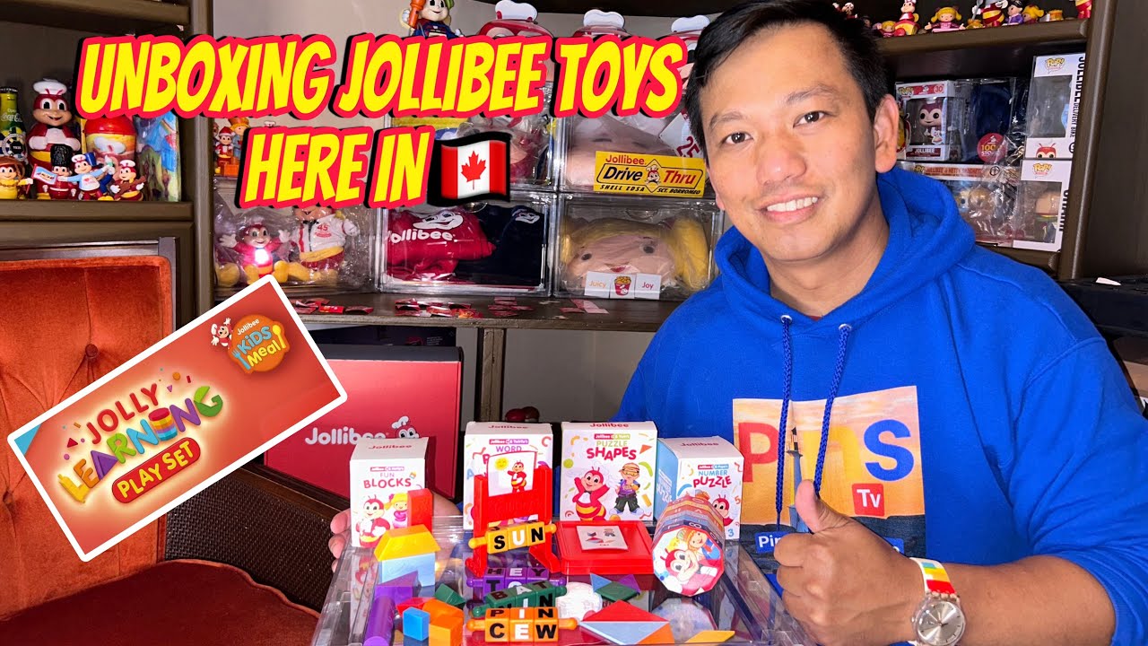 Unboxing Jollibee Toys here in 🇨🇦 | JOLLY Learning Play Set| PINS TV ...