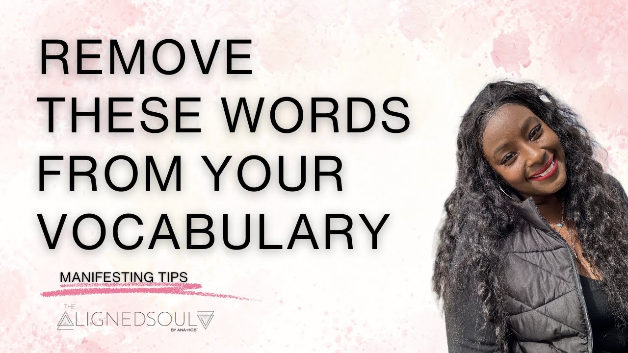 Remove these words from your vocabulary - YouTube