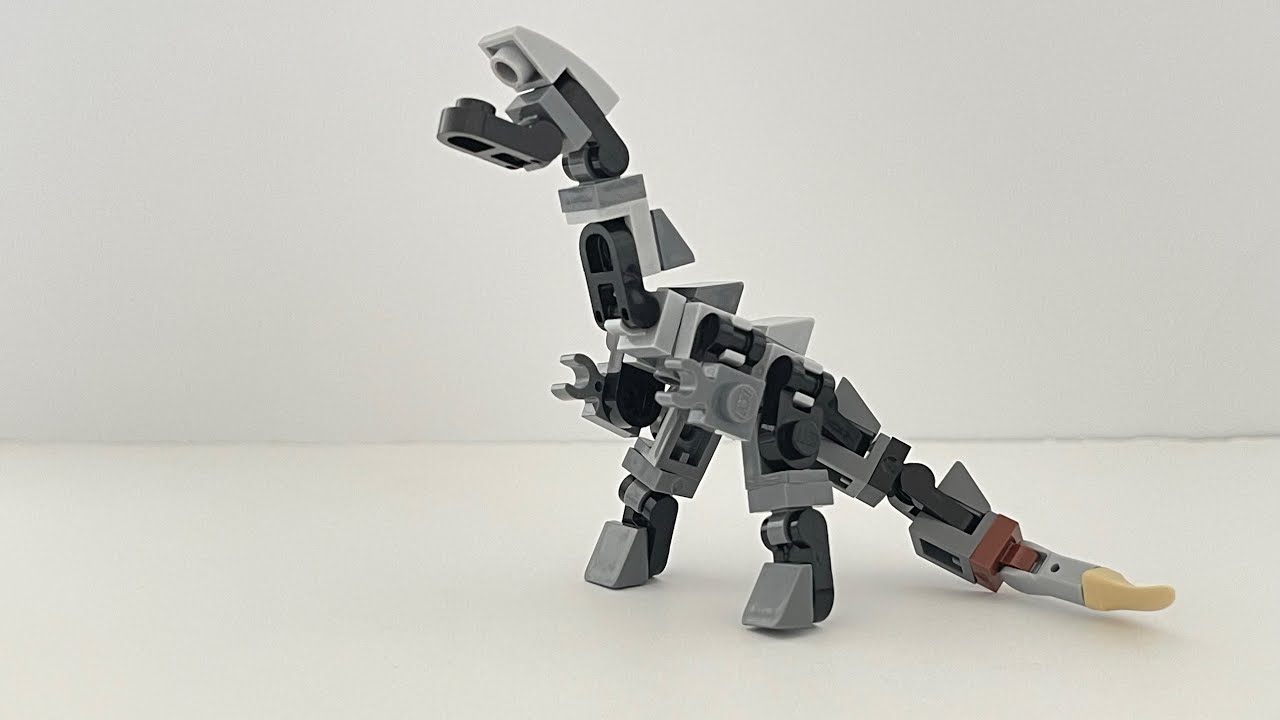 Mini Lego Velociraptor Build - YouTube
