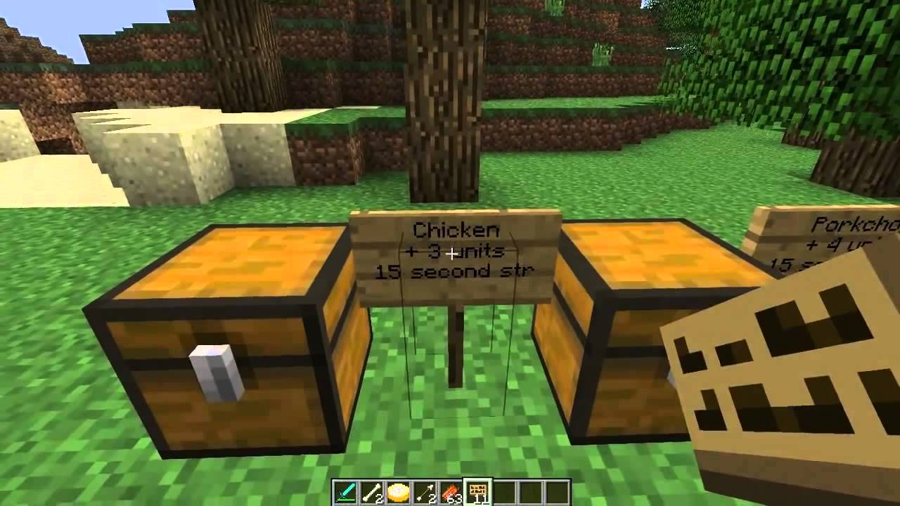 MORE GOLDEN FOOD ShinyFood Mod 1.7.10/1.7.2/1.6.4 Shiny Food - YouTube