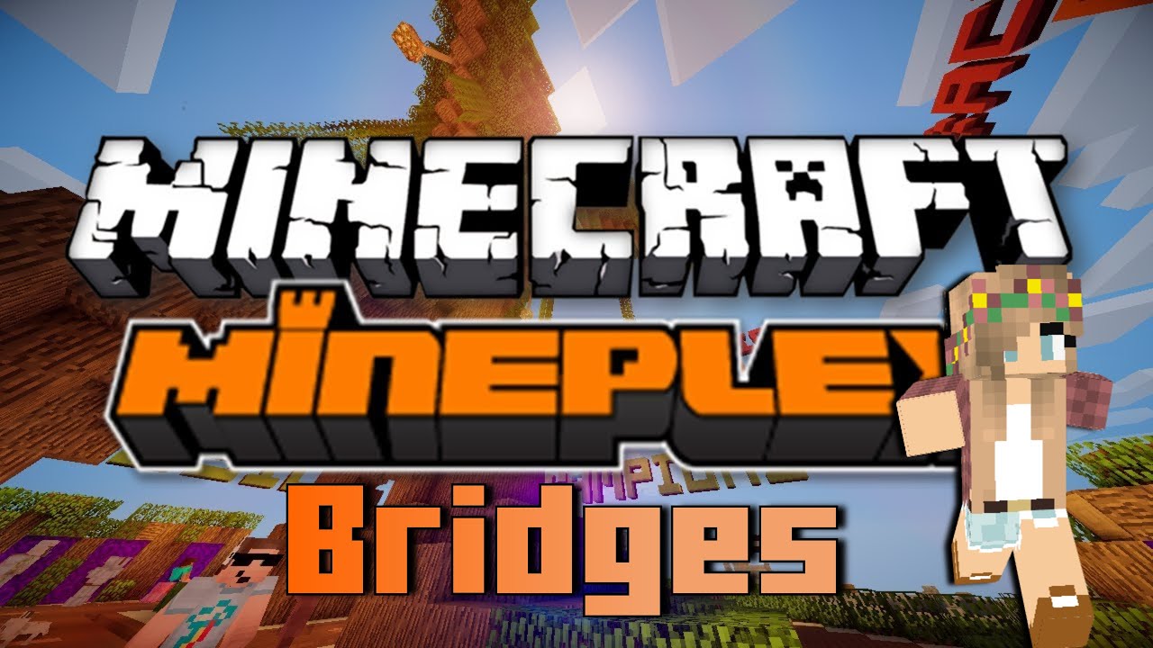 Playing Bridges on Mineplex (Elle_Games) - YouTube