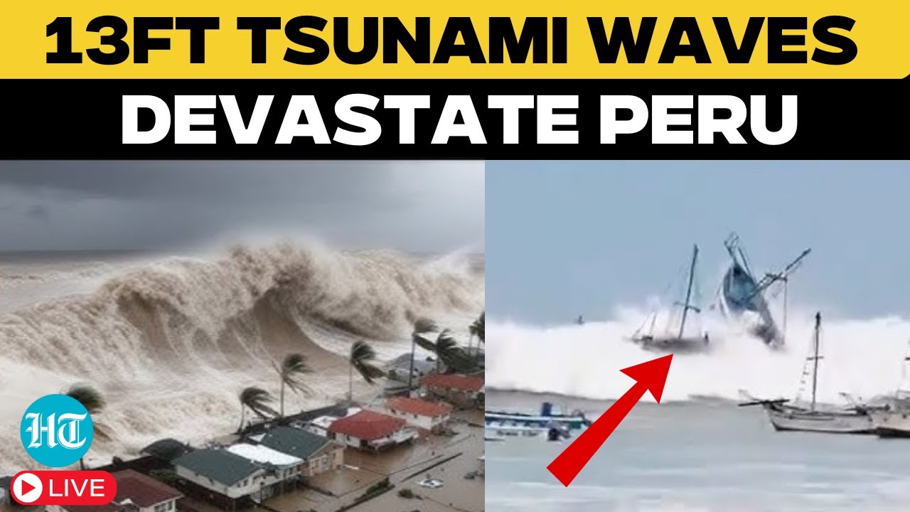 Peru News LIVE | Massive 13-Foot Waves Hit Peru, Forcing Port Shutdowns ...