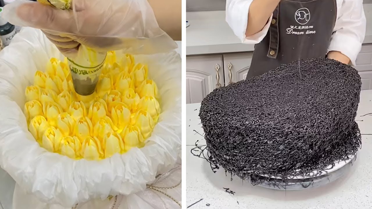 How To Make Chocolate Cake For Party | So Yummy Cake Decorating | Tasty ...