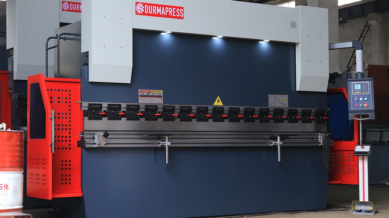 DURMAPRESS Torsion Bar Hydraulic NC Press Brake 125Tx3200MM with ESTUN ...