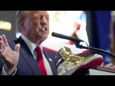 Donald Trump shows up to sneaker on with his new Trump Hawk Jan 6’s and ...
