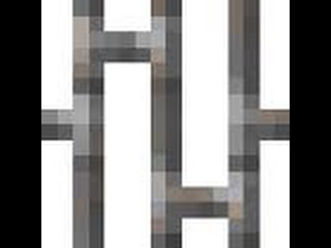 Comment crafter des barreaux de fer dans minecraft-Tuto - YouTube