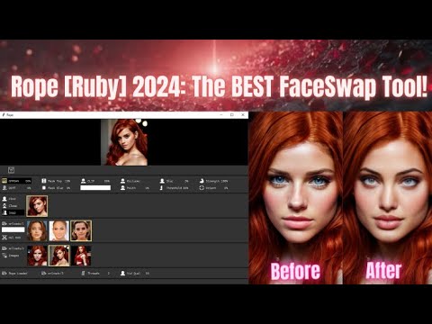 "Rope [Ruby] 2024: The BEST FaceSwap Tool! Easy Install for Stunning Pics & Vids! 🔥" - YouTube