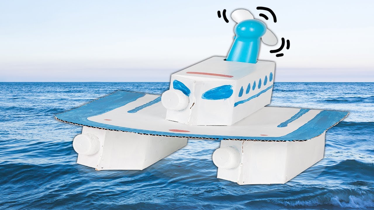 Learn How to Make an Electric Boat!🛥 | DIY for Kids on Box Yourself ...