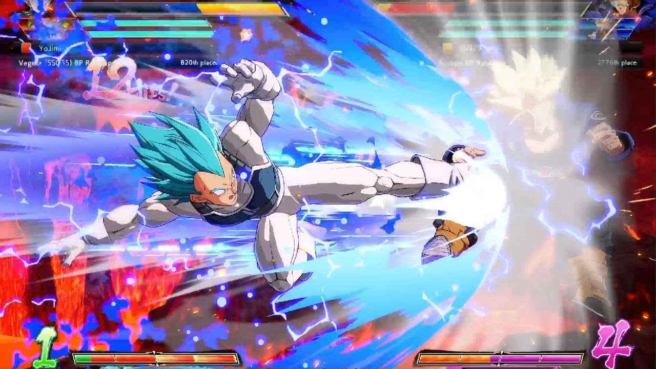 DRAGONBALL FighterZ Future Trunks SSB Goku Cell vs SSB Gogeta Vegeta ...