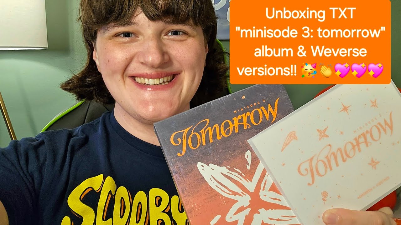 언박싱 (Unboxing) 투모로우바이투게더 (TXT) Album "minisode 3: tomorrow" Light ...