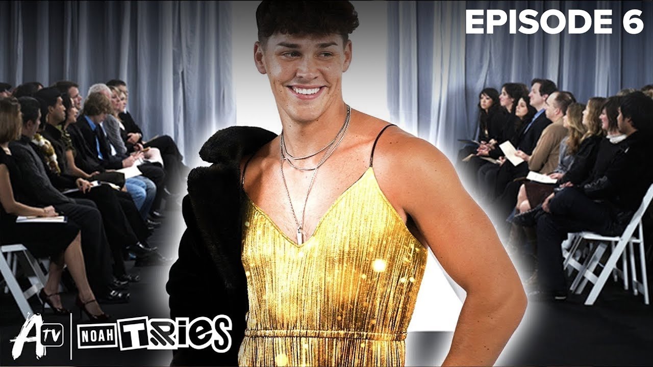 Noah Beck Tries Runway Modeling w/ TikTok’s Wisdom Kaye | Noah Beck ...