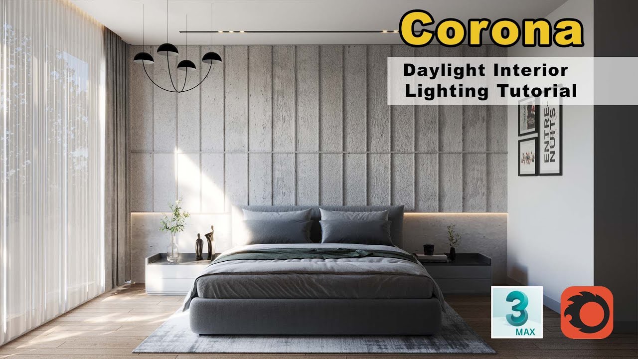 Realistic Interior Daylight Rendering with Corona - YouTube