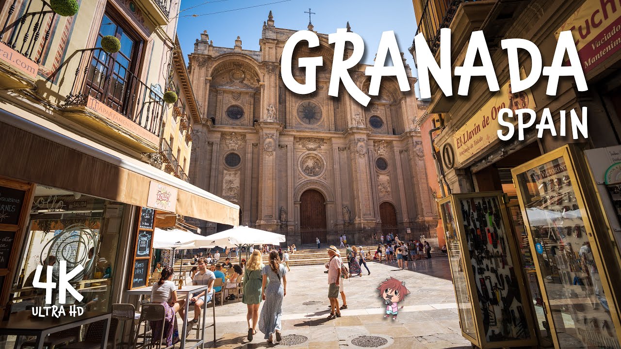 Walking GRANADA, SPAIN! 4K Travel Tour with captions - YouTube