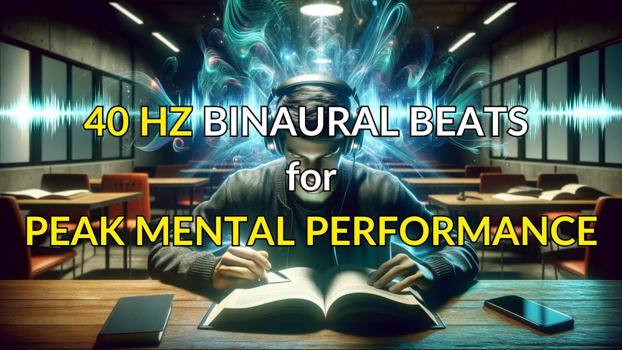 60 Min - Next Level Focus & Clarity - 40 Hz Binaural Beats Session ...