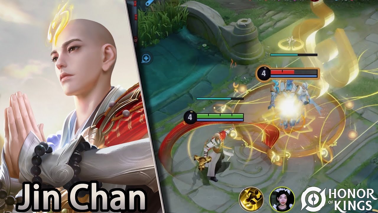 HOK（Jin Chan）This hero comes from a religious culture.｜Este herói vem ...