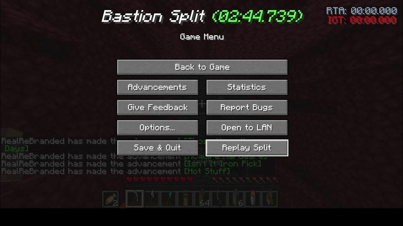 Minecraft Speedruning practice - YouTube