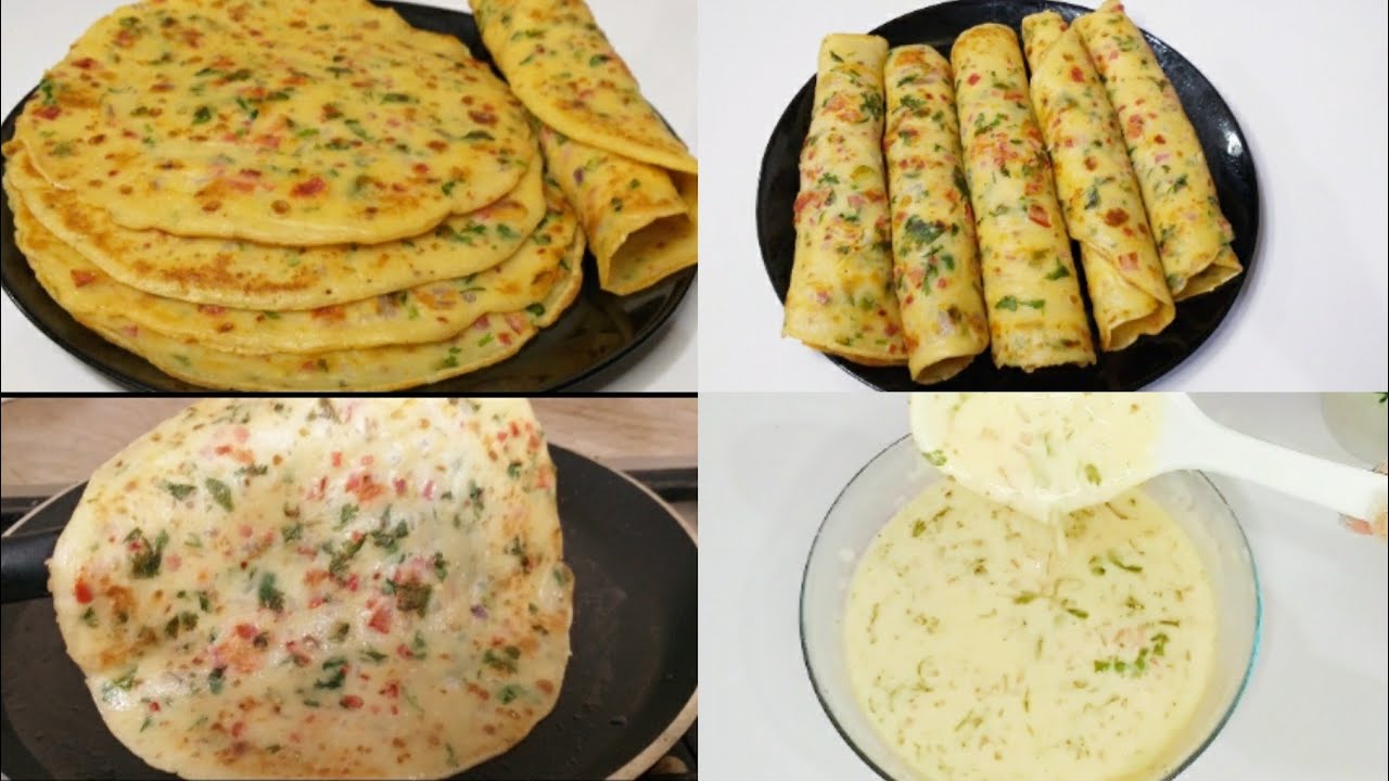 Egg Paratha Recipe With Liquid Dough | No Rolling No Kneading Anda ...