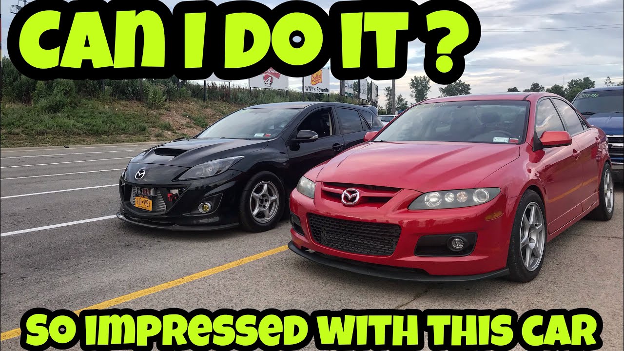 MAZDASPEED 6 ATTEMPTS 7 SECOND PASS DRAG RACING !!! These Launches Are ...