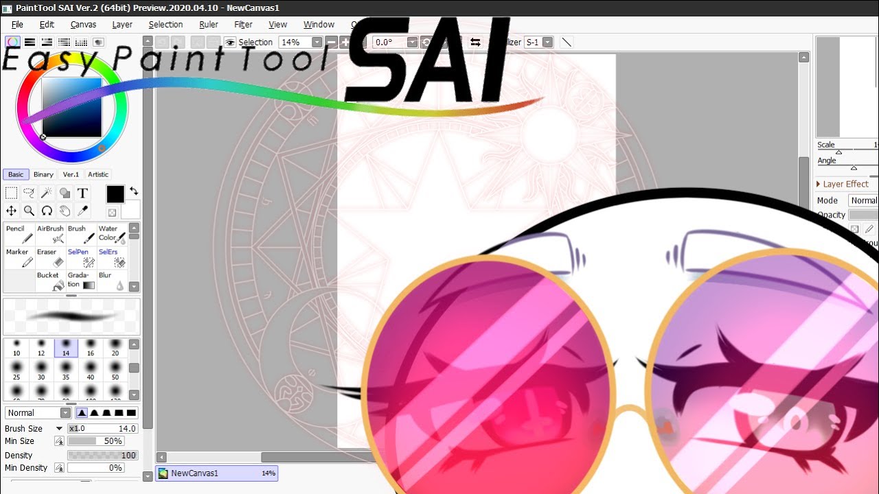 Uso de texturas y pinceles en SAI (texturas/scatter)- [Parte 2] - YouTube