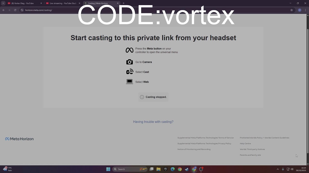 Vortex Gtag Live Stream - YouTube