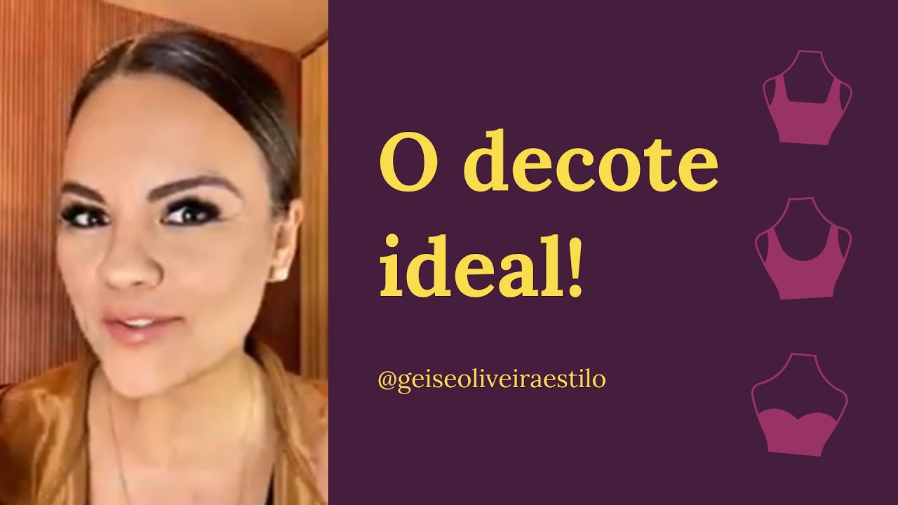 O decote ideal! - YouTube
