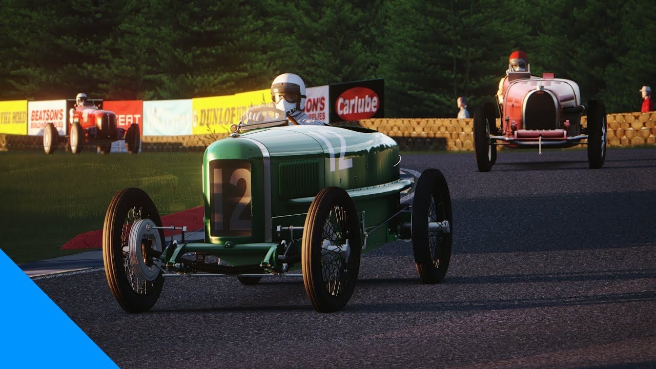 AI RACING - 1920s Grand Prix race at Knockhill - YouTube