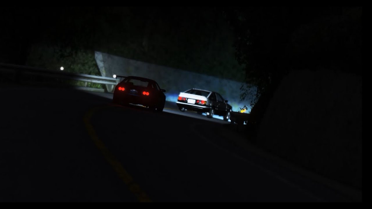 SaezZ_ AE86 Levin Turbo vs Typhoon RX7 FC3S in Akagi Pass Downhill ...