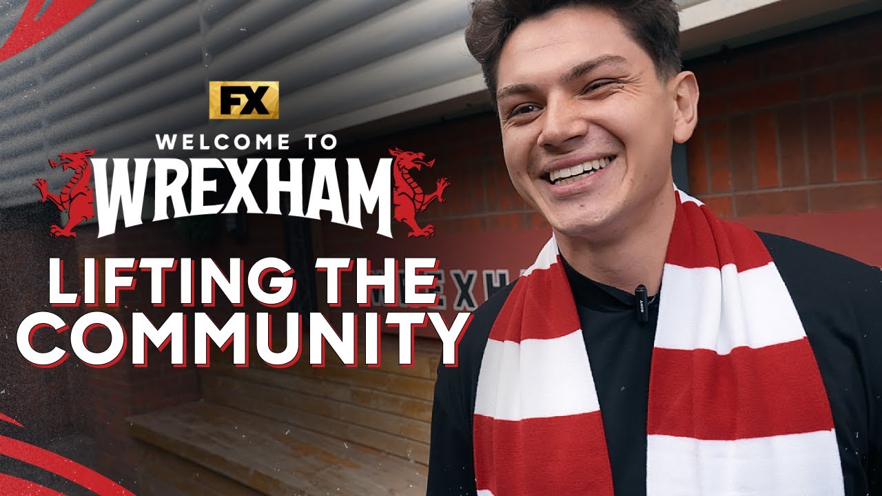 Wrexham FC Lifts the Community - Scene | Welcome to Wrexham | FX - YouTube