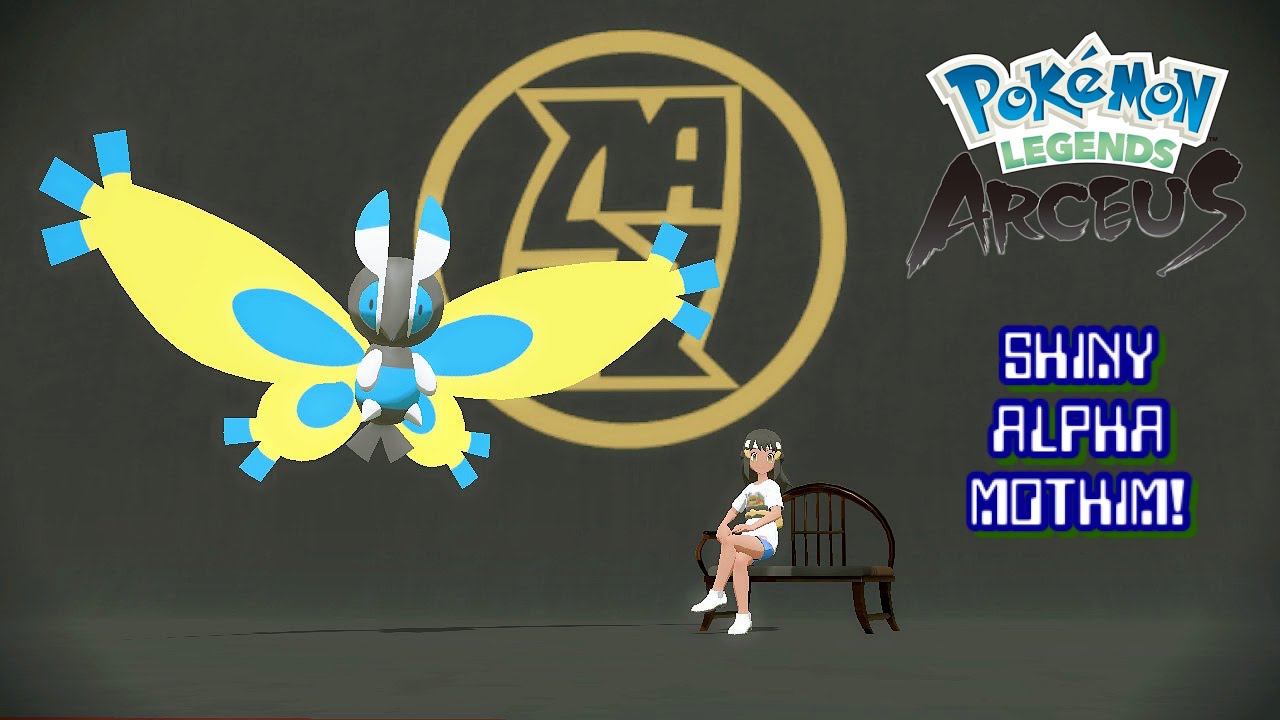 Pokémon Legends Arceus: CATCHING SHINY ALPHA MOTHIM! (332nd MASSIVE ...