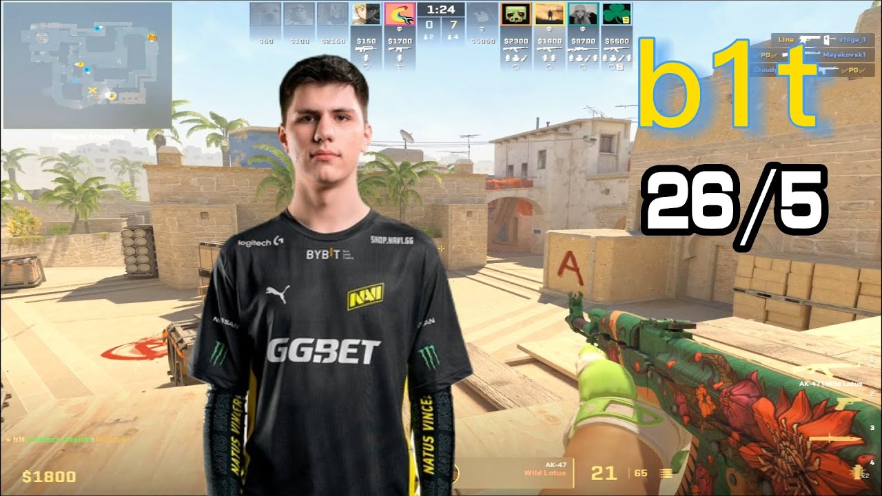 b1t MIRAGE POV （26/5）￨4 Triple Kills ￨Premier (CS2 MIRAGE POV) Dec 08, 2023 - YouTube