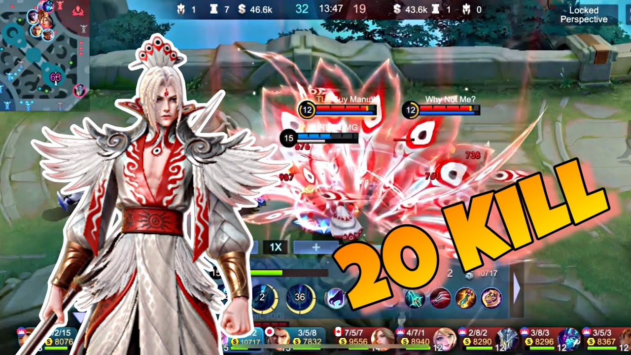 Ling gameplay 20 kills in rank | Ling carries the game in rank | B-RET ...