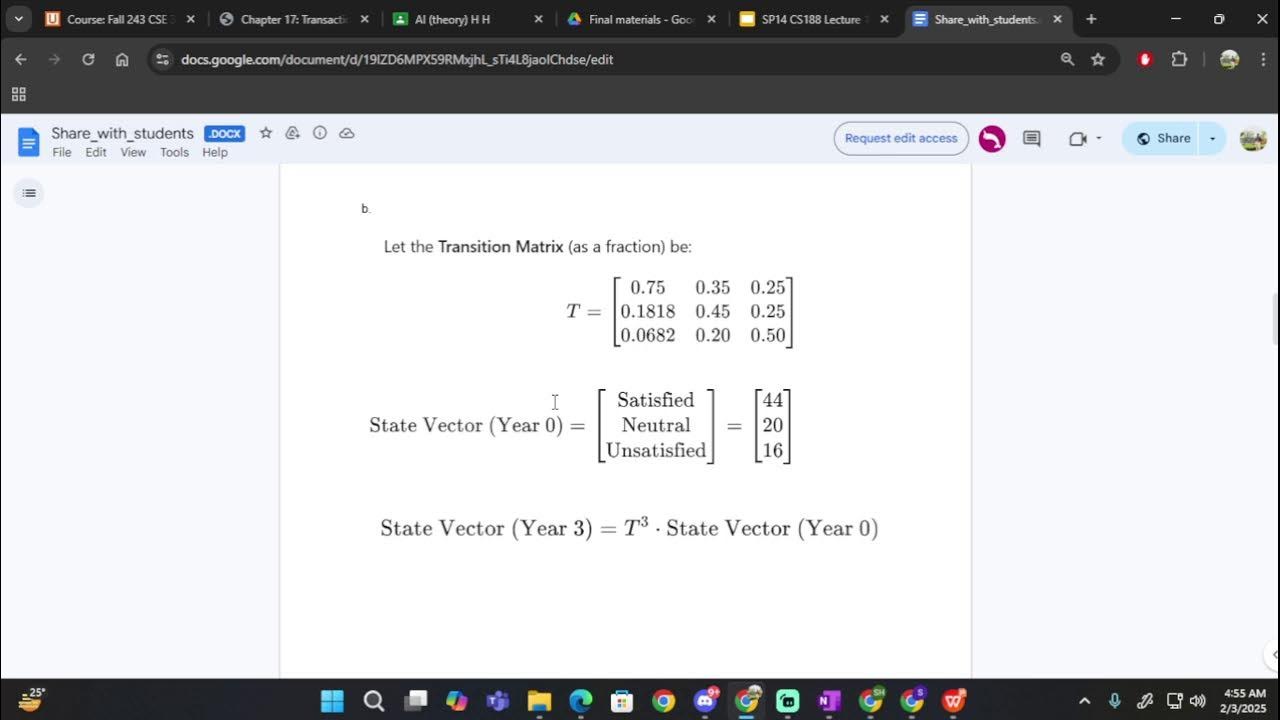 Markov Model | AI FINAL | C101 | UIU | - YouTube