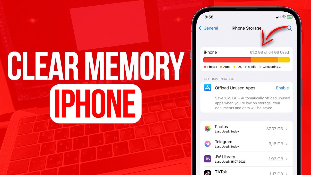How To Free Up of iPhone Storage | Сlear Memory iPhone 2023 - YouTube