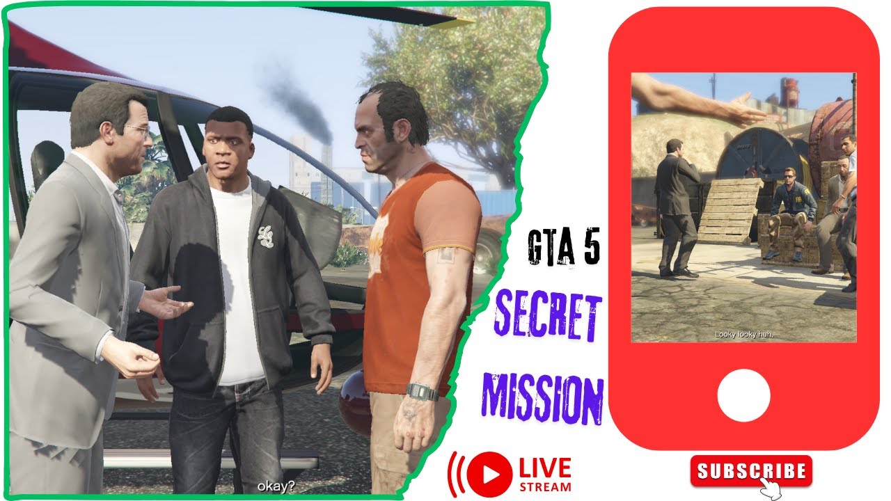 FIB AND GTA TEAM BIG MISSION | GTA 5 GAMPLAY | Story Mode @mobilesgamer ...
