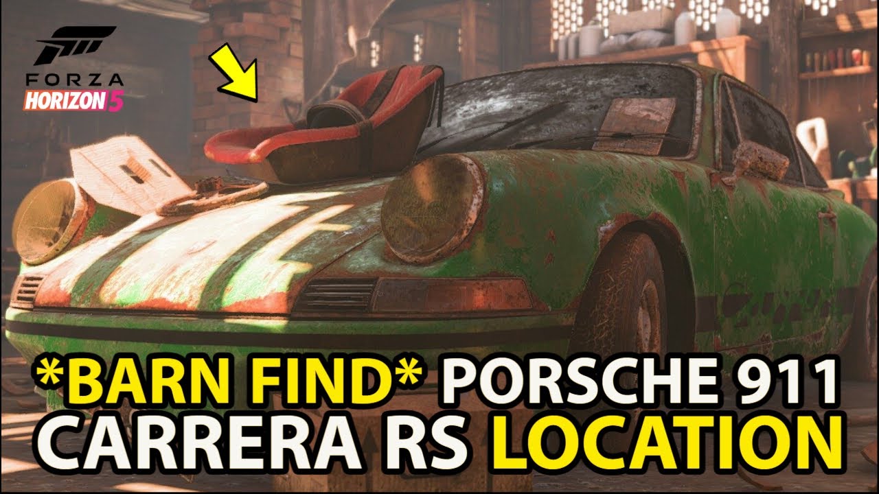 *Barn Find* Porsche 911 Carrera RS Location in Forza 5 - YouTube