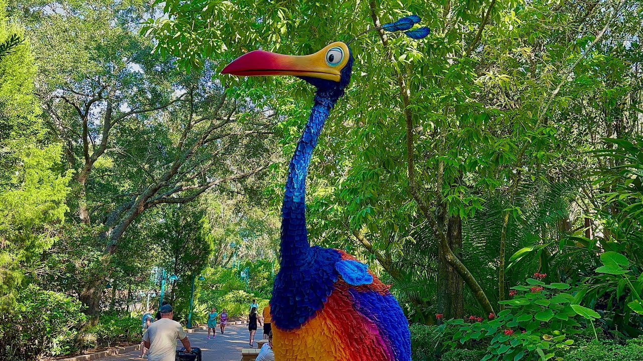 NEW Kevin from “Up” Roaming DinoLand U.S.A. at Disney’s Animal Kingdom ...