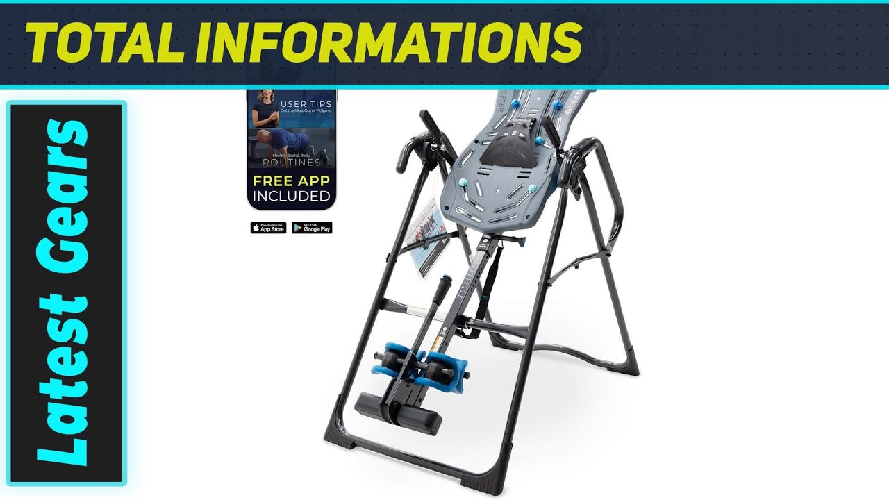 Teeter FitSpine X3 Inversion Table: Ultimate Back Pain Relief? - YouTube