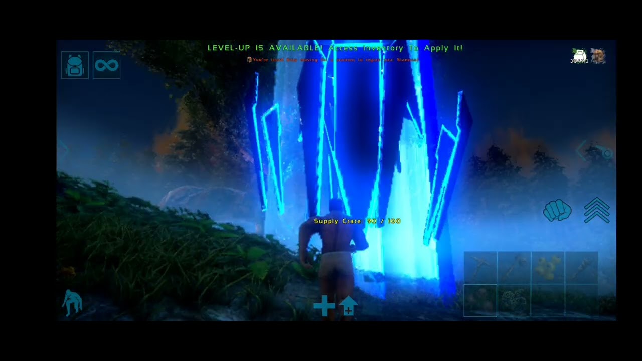 ark ultimate mobile edition (ark revamp) gameplay of a small running ...