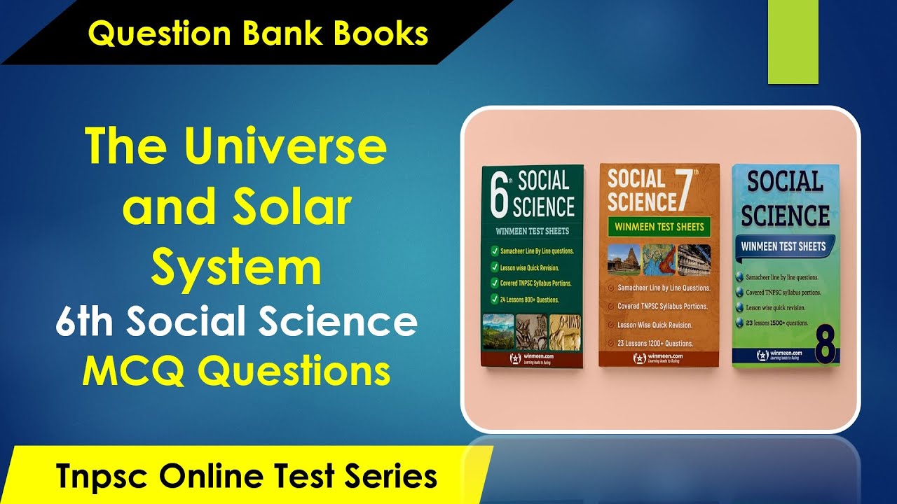 The Universe And Solar System Part 1 6th Social Science MCQ Questions ...