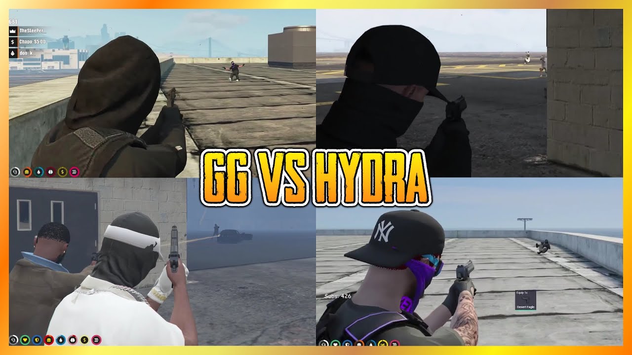 GG vs HYDRA (Vendetta) At LSIA (Multi POVs) | NoPixel GTA RP - YouTube