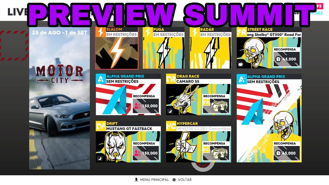 The Crew 2, 'Summit Motor City' PREVIEW , PRO SETTING, PS4 - YouTube