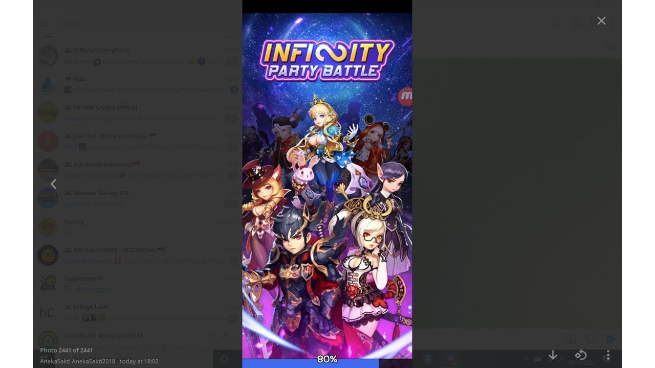 Infinity Party Battle Game Android Cuan Token Crypto - YouTube