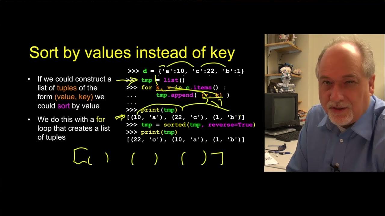Py4e Tuples Chapter 10 Part 2 Youtube